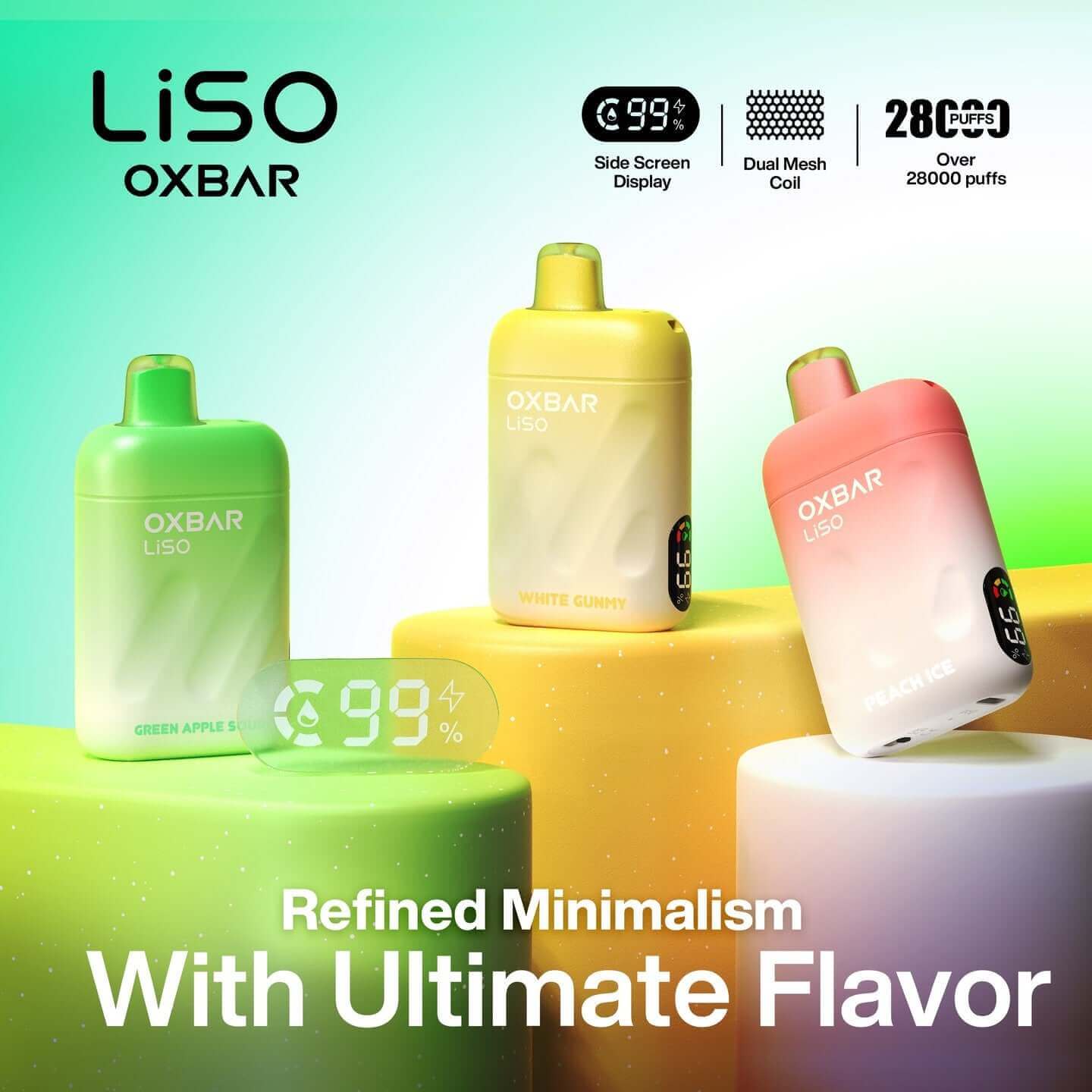 OXBAR Liso 28K | Mayoreo - 5 Pack