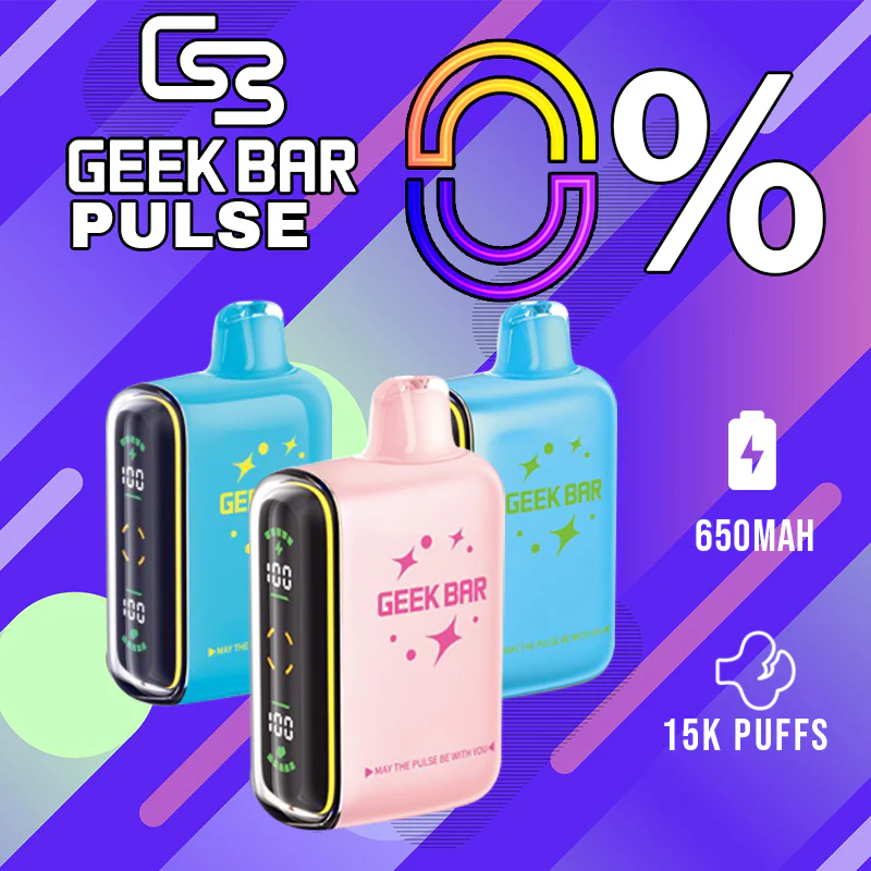GEEK BAR PULSE 15K ZERO | Mayoreo - 5 Pack